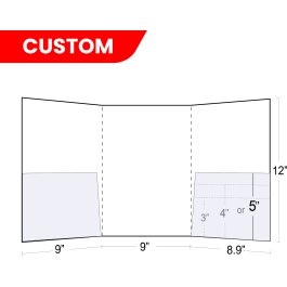 Custom Pocket Folders Tri-Panel