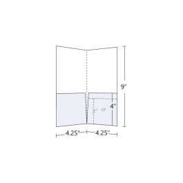 4.25x9 Small Pocket Folder